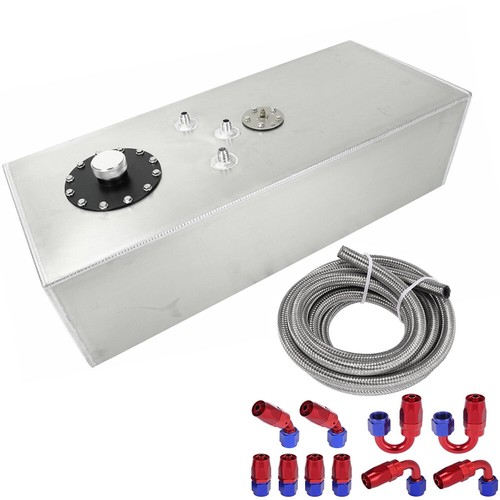 15 Gallon Aluminum Straight Fuel Cell Gas Tank | Rear | Universal ...