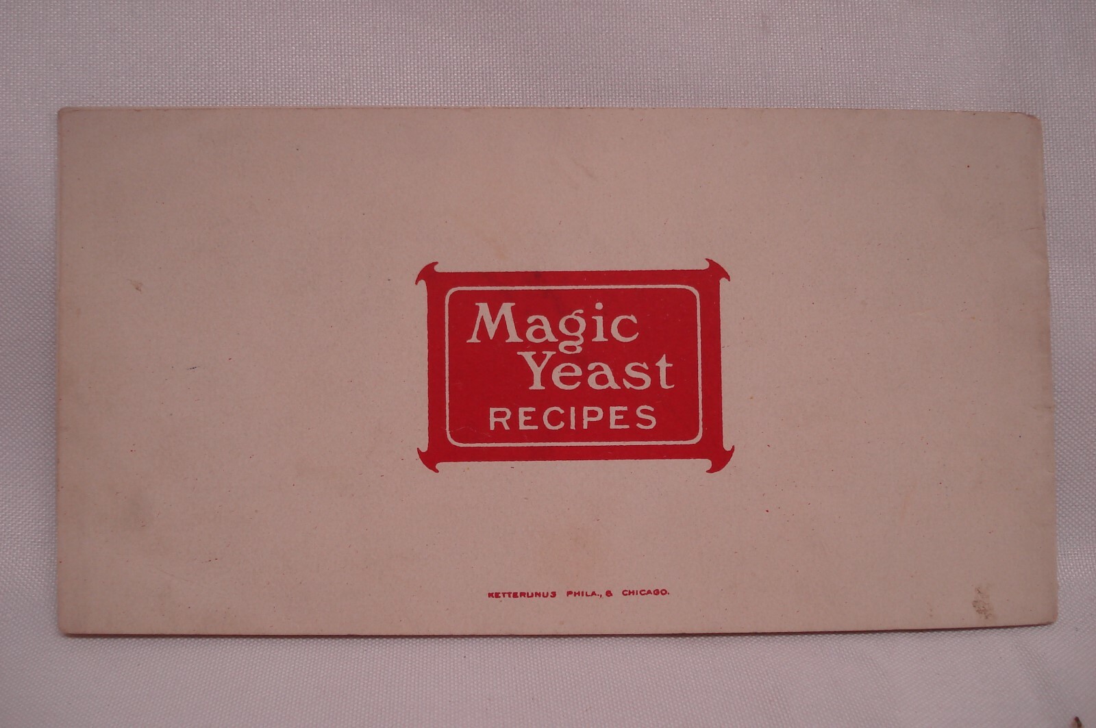 1930'S? MAGIC YEAST RECIPES NORTHWESTERN YEAST CO CHICAGO BOOKLET | eBay