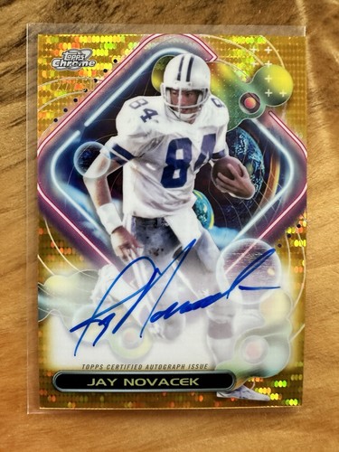 2023 Topps Composite Jay Novacek Cosmic Chrome Gold ON CARD Auto /50 ...