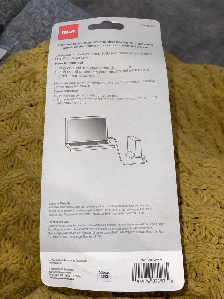 NEW IN PACKAGE RCA 14-Feet Cat6 Network Cable (FACTORY SEALED) | eBay