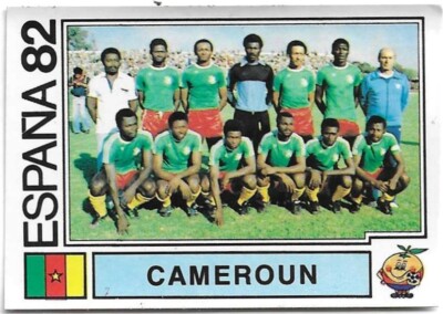 Figurine Calciatori Panini Espana 82 Team Cameroon New Stick On | eBay