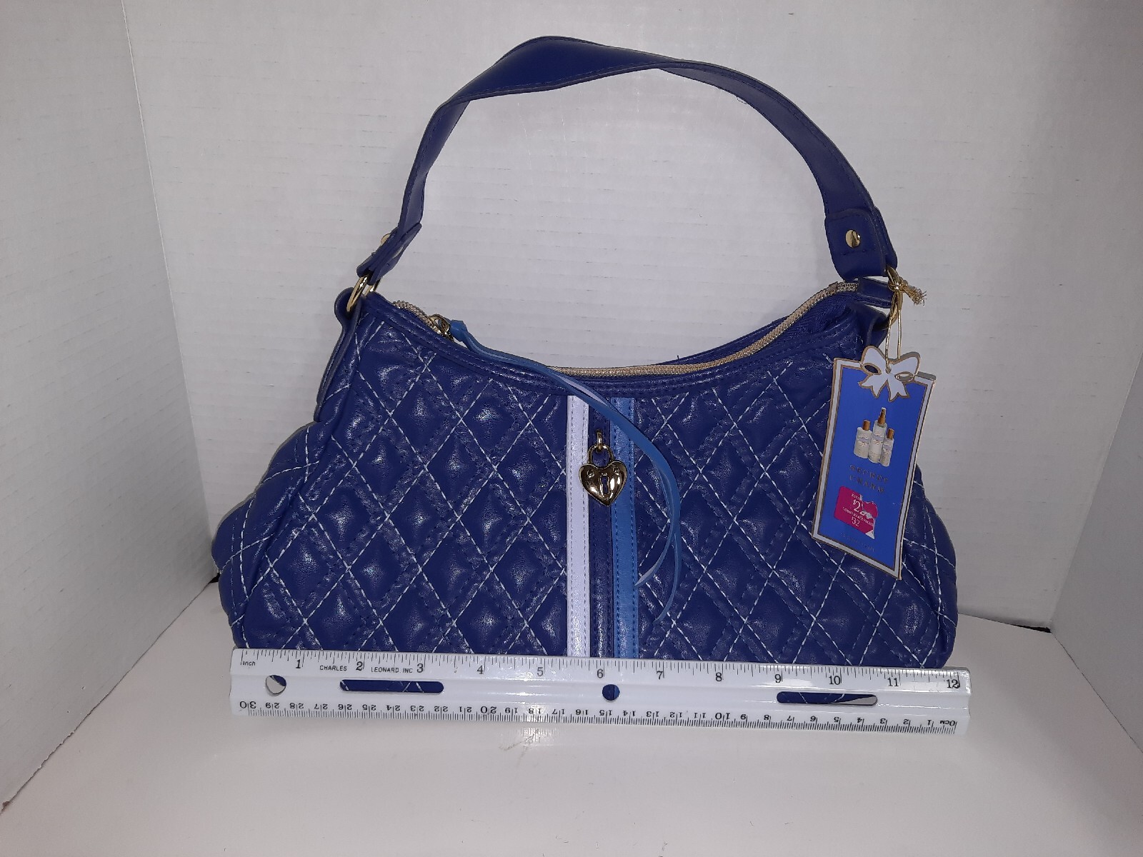 Victoria Secret Blue Quilted Purse | eBay