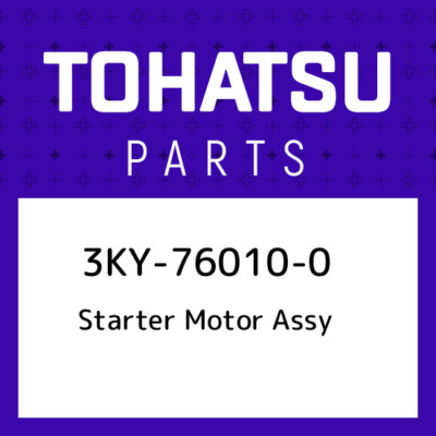 3KY-76010-0 Tohatsu Starter motor assy 3KY760100, New Genuine OEM Part ...