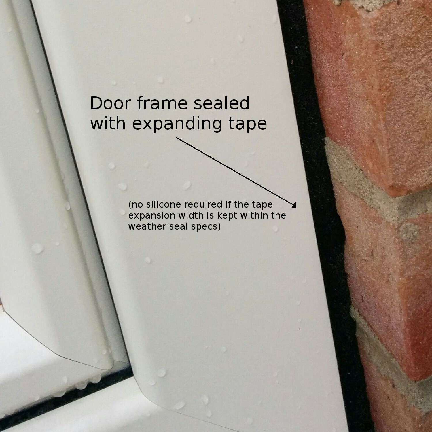Tape Sealant Pre-Compressed Window Door Expanding Foam seal joint ...