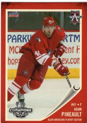 Adam Pineault 2012-13 Allen Americans Playoff Edition | eBay