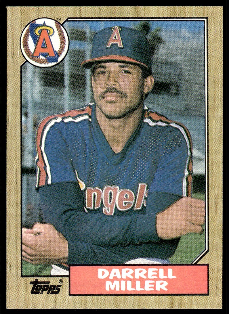 1987 Topps Baseball Card Darrell Miller California Angels #337 | eBay