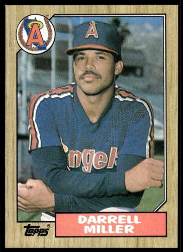 1987 Topps Baseball Card Darrell Miller California Angels #337 | eBay