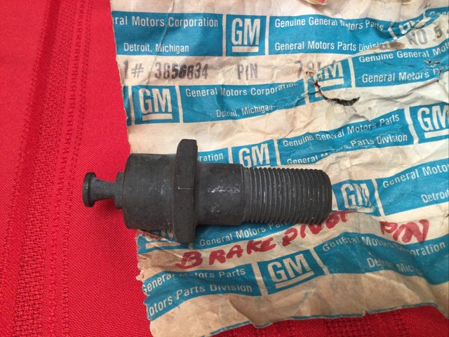 New. Rear Brake Shoe Anchor Pin #3856834 Chevrolet Impala C10 Corvette ...
