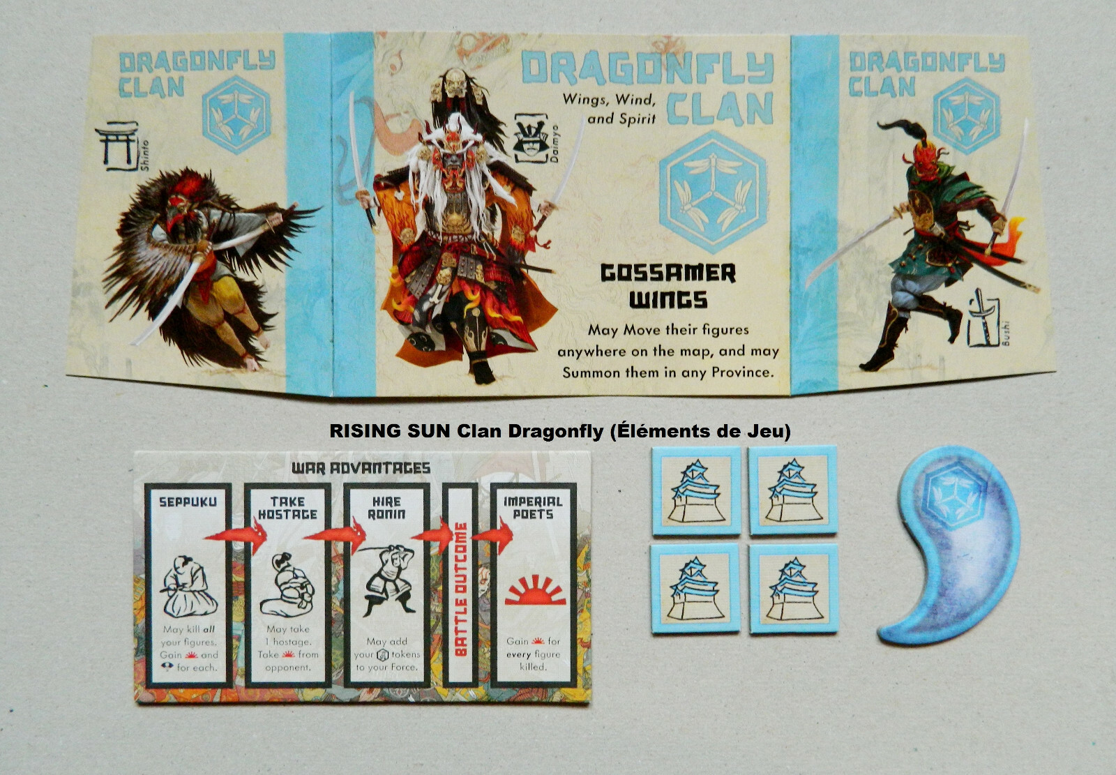 RISING SUN Figurines plastique RISING SUN Clan Dragonfly (+ Éléments de ...
