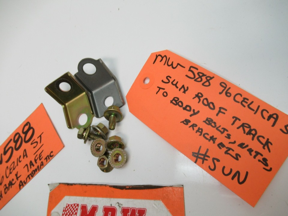 SUN ROOF TRACK BOLTS NUTS BRACKETS SUNROOF TO CAR BODY for TOYOTA 94-99 ...