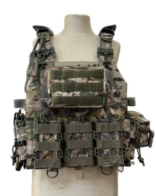 Ukrainian military body armor body kit pouches all included MULTICAM | eBay