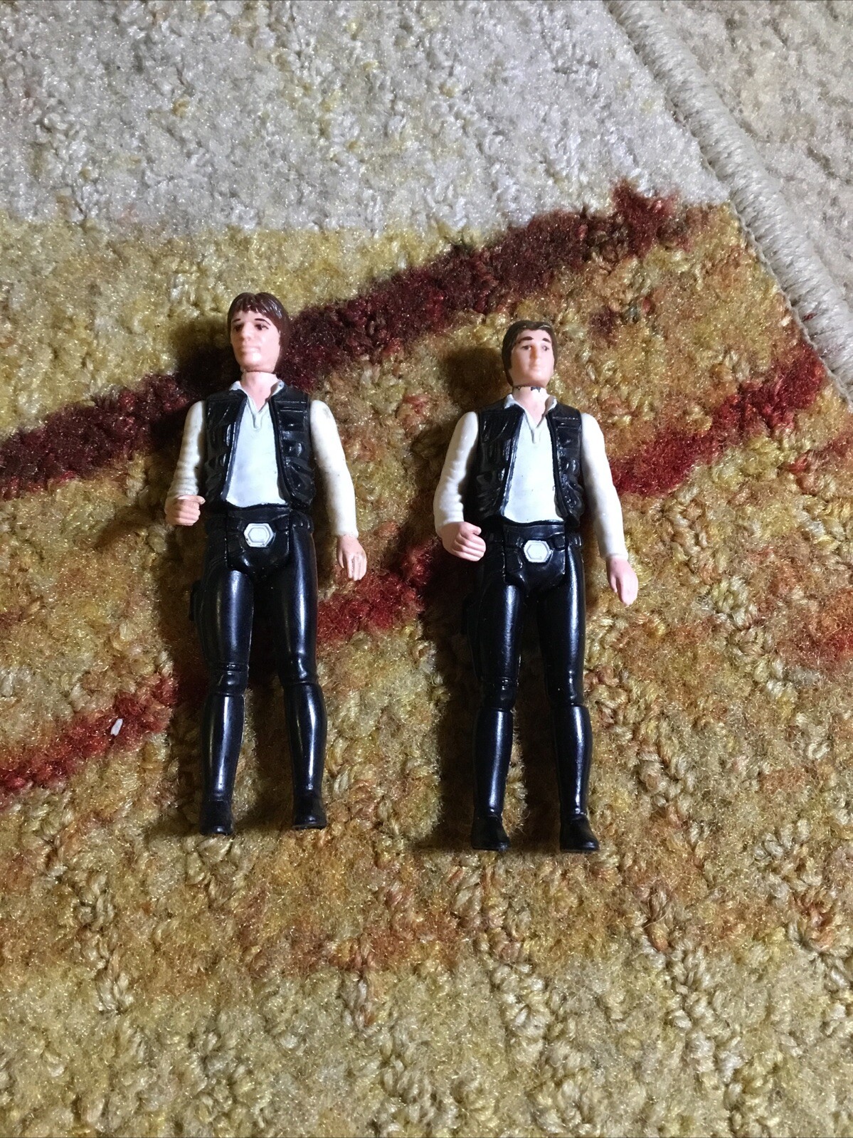 Vintage Star Wars Han Solo Small/Large Head Action Figures 1977 Kenner ...