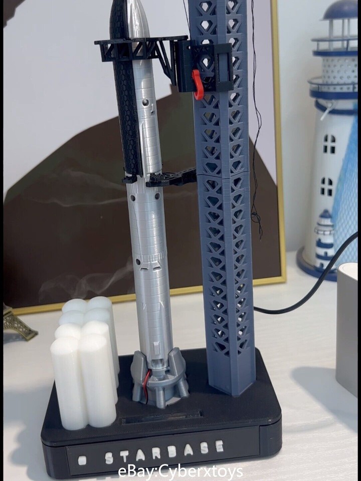 1:400 SpaceX Starship Launch Tower Set Rocket Model with Humidifier ...