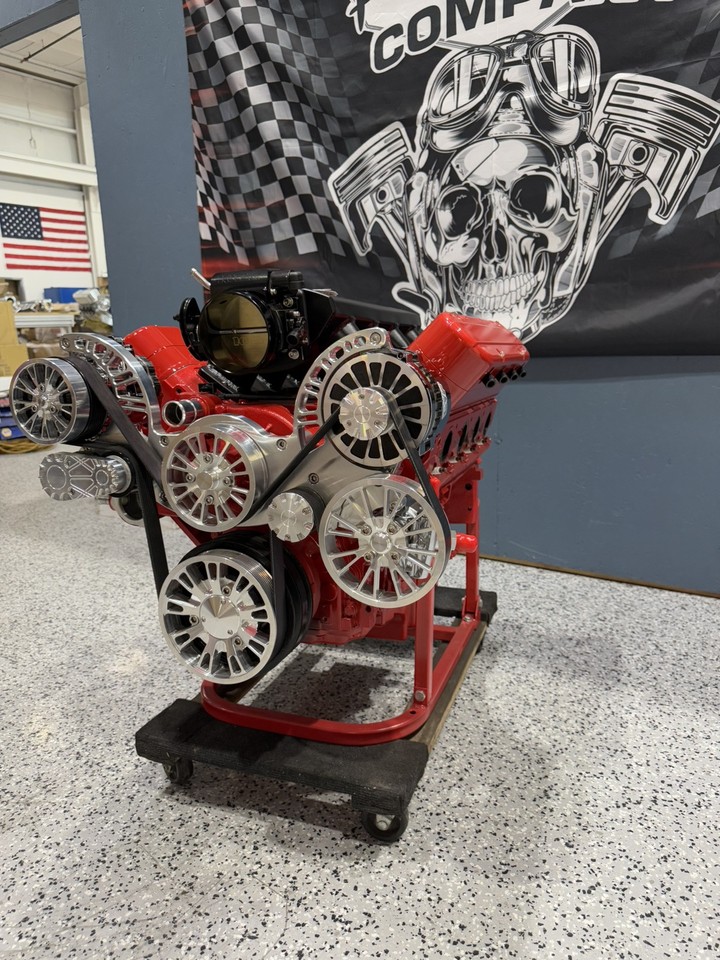 LS CHEVY LS 6.0L 540-620hp 6.2 LSX COMPLETE CRATE ENGINE PROBUILT LQ ...