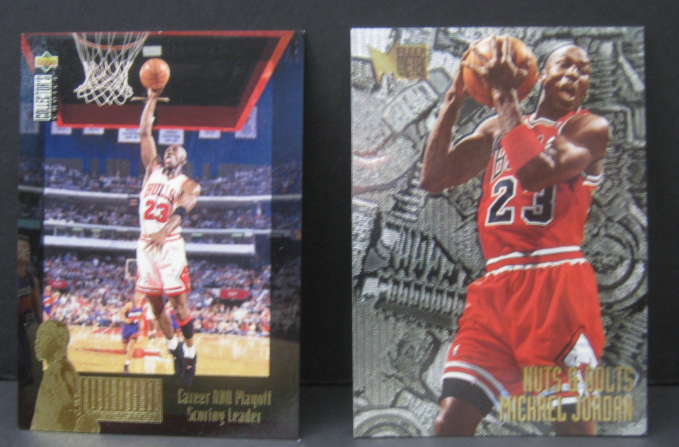 MICHAEL JORDAN LOT of (14) CARDS UPPER DECK FLEER SKY BOX BULLS (J5 ...