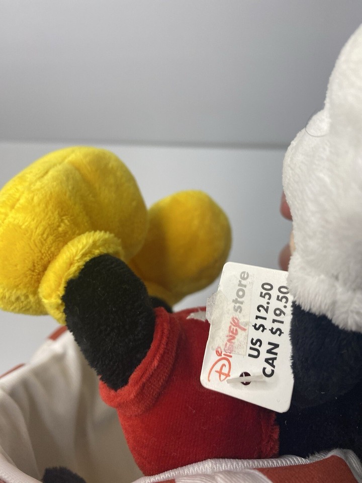 Disney Mickey Mouse In Hat Bean Plush Patriotic Flag Red White Blue | eBay