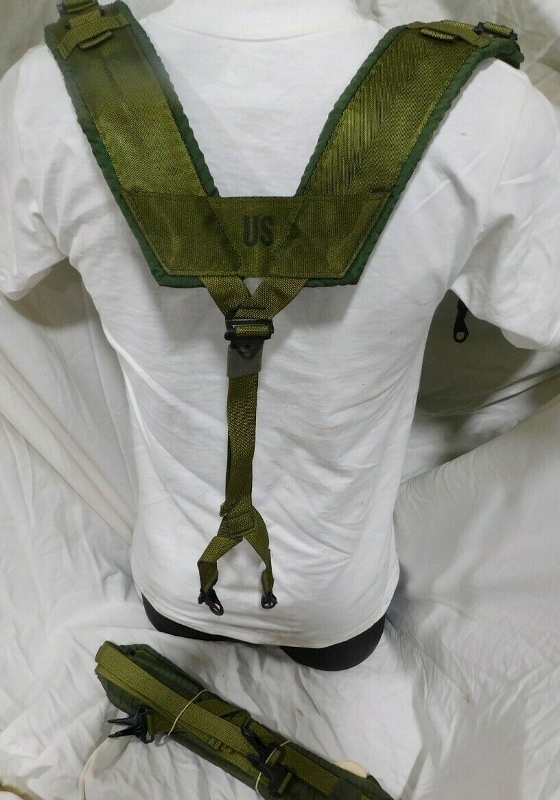 Y SUSPENDERS US Army Alice LBE Load Bearing Shoulder Web Harness OD ...