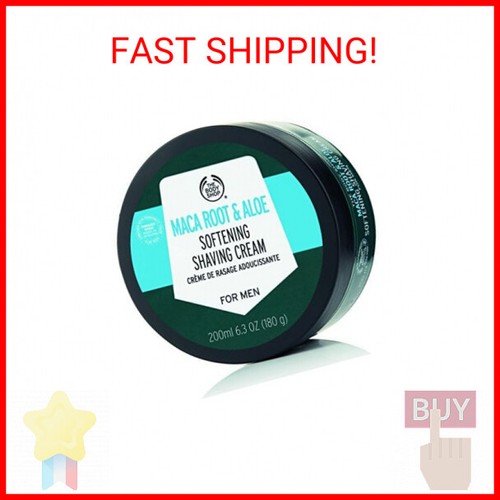 The Body Shop Maca Root & Aloe Softening Shaving Cream for Men, 6.3 Oz ...