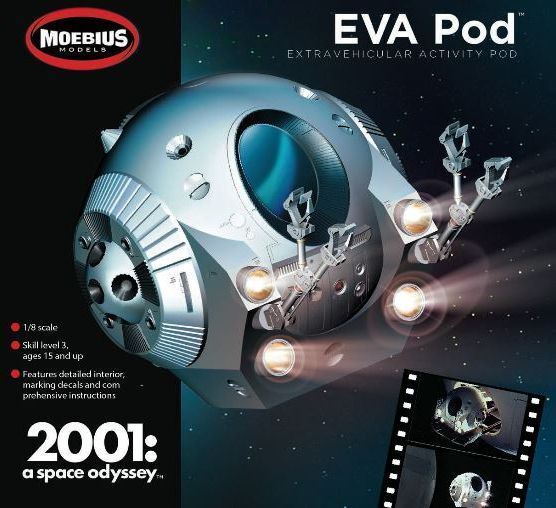 Moebius Plastic Kits 1:8 Scale EVA Pod Extravehicular Pod 2001: A Space ...