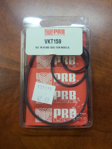 PRB VKT159 VHS VCR Belt repair Kit Belts NOS | eBay