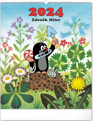 Czech BIG Wall Calendar 2024 Krtek / The Little Mole / Krtecek | eBay