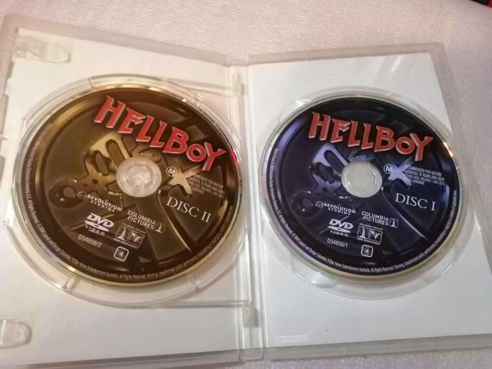 HELLBOY - 2004 Columbia Pictures - 2 x DVD Box Set Issue Australian Reg ...