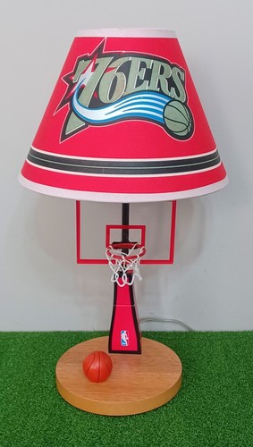 Philadelphia 76ers NBA Licensed Basketball Hoop/Backboard Lamp Very ...