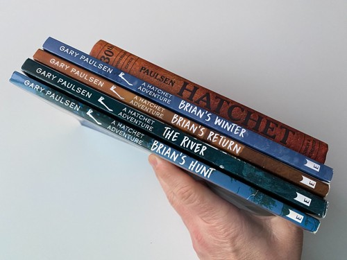 COMPLETE HATCHET SET LOT 5~Gary Paulsen~30th ANN HC~Brian's Winter ...