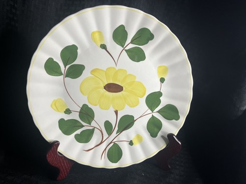 Blue Ridge Southern Pottery Yellow Nocturne Dinner Plates 10 1/2" - 5 ...