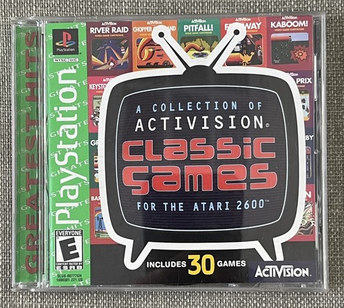 A Collection of Activision Classic Games for Atari 2600 (PlayStation 1 ...