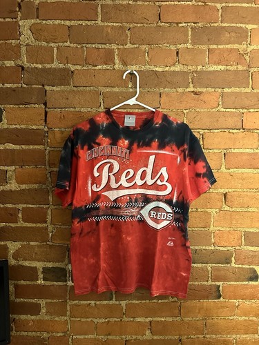 Cincinnati Reds T-Shirt- Size L Tie Dye Pattern | eBay