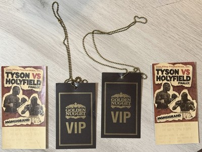 Mike Tyson vs Evander Holyfield 1st Fight 1996 FINALLY 2 Tickets + 2 ...