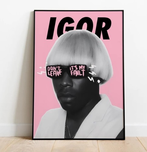 Poster Tyler The Creator Igor Hip Hop Album Cover Poster, gift for fans ...