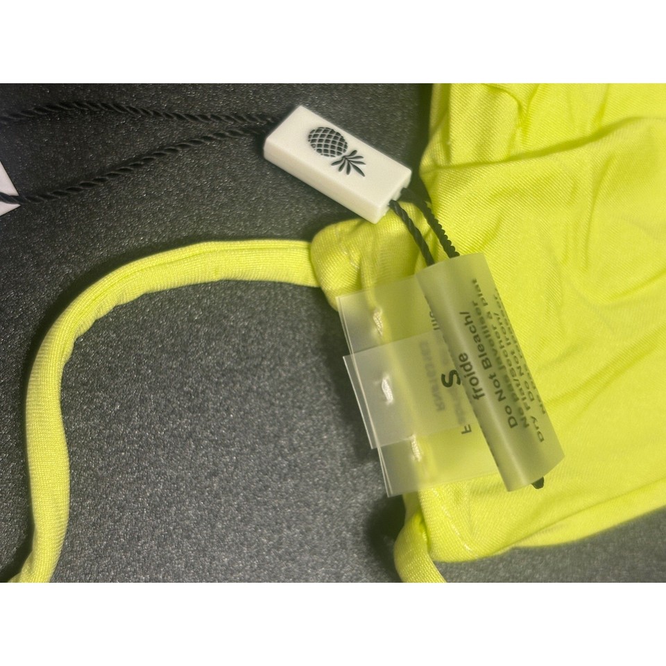 Monica Hansen Beachwear NWT Bikini Top Strappy Daiquiri Green Small | eBay