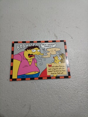 THE SIMPSONS 1994 SMELL O RAMA. BARNEY’S BRAIN TWIZZLERS #9 | eBay
