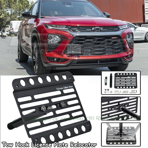 Fit 21-Up Chevrolet Trailblazer Tow Hook Mount License Plate Relocator ...