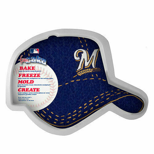 MILWAUKEE BREWERS BASEBALL CAP HAT CAKE PAN GELATIN MOLD ICE | eBay