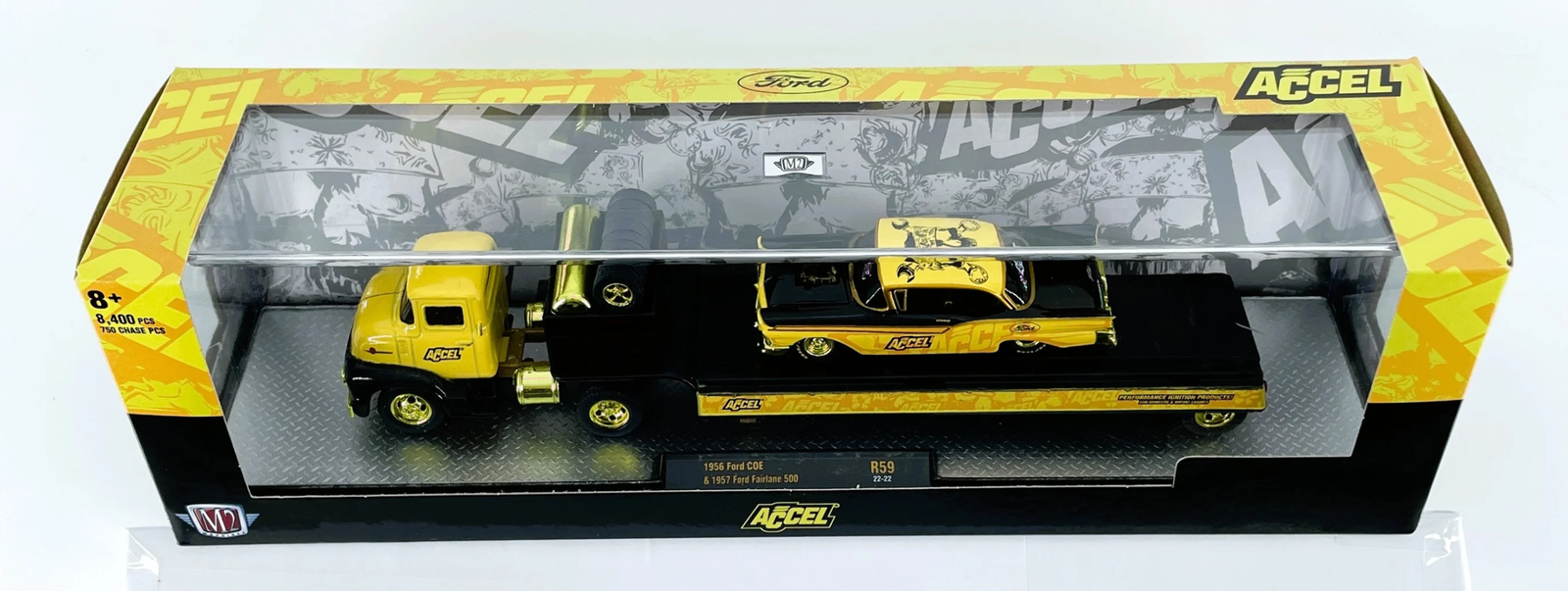 M2 Machines 1 64 Diecast Cars 1956 Ford 1957 Fairlane 500 Chase 1/750 ...