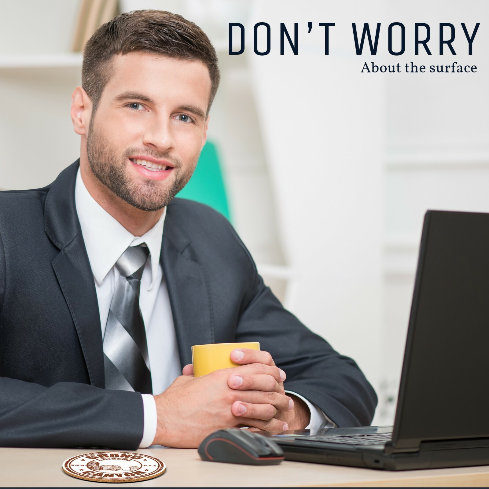 1 x Grand Canyon Arizona USA - Round Coaster Kitchen Student Kids Gift ...