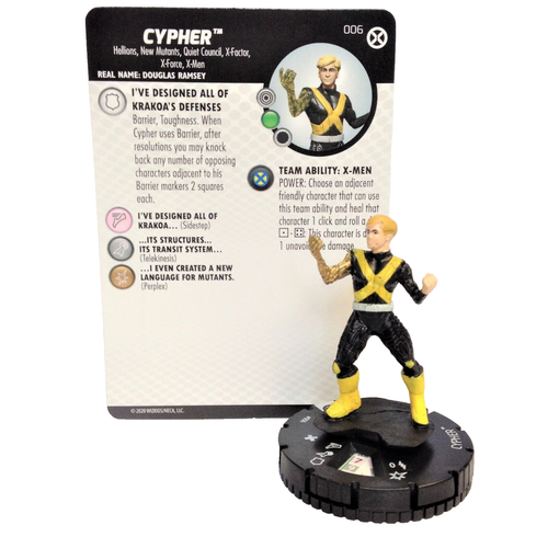 Heroclix House of X set Cypher #006 Common | eBay