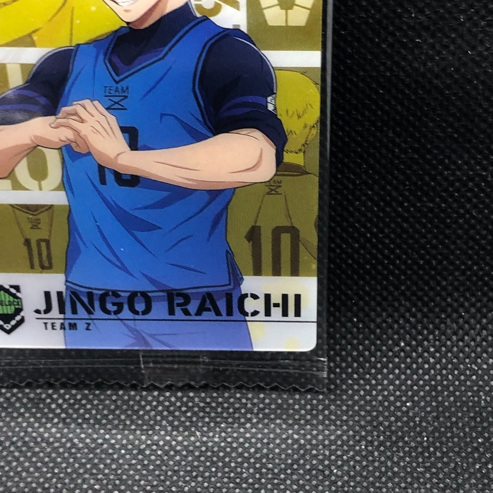 Jingo Raichi Blue Rock N 1-08 wafer Card Team V Bandai Japanese JP F/S ...