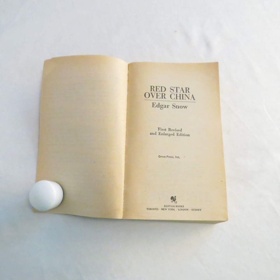 RED STAR OVER CHINA By Edgar Snow Bantam 1978 paperback | eBay