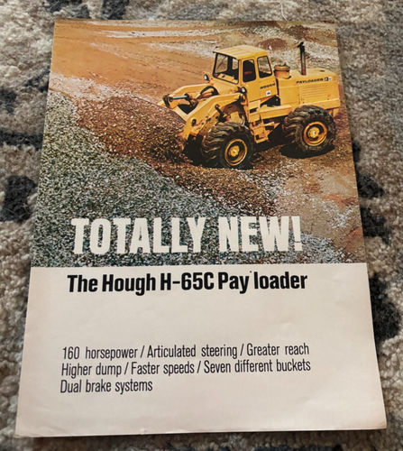 International Harvester Hough H-65C Pay Loader For Brochure FCCA25 | eBay