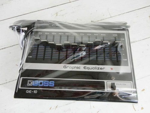 BOSS GE-10 EQ Vintage Guitar Effect Pedal Graphic Equalizer Genuine | eBay