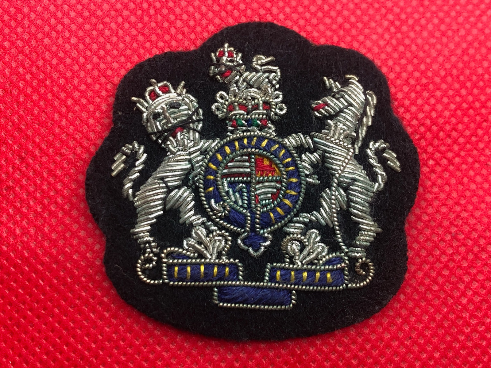 Genuine British Army Warrant Officer WO1 Rank Badge Bullion Embroidered ...