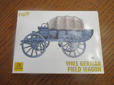 Hat #8260 WWI German Field Wagon 1/72 Scale 3 Wagons in Green Color | eBay