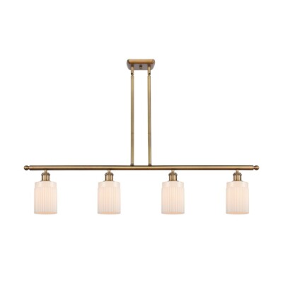 Innovations 341-LED Hadley 4 Light Island, B Brass/M White - 516-4I-BB ...