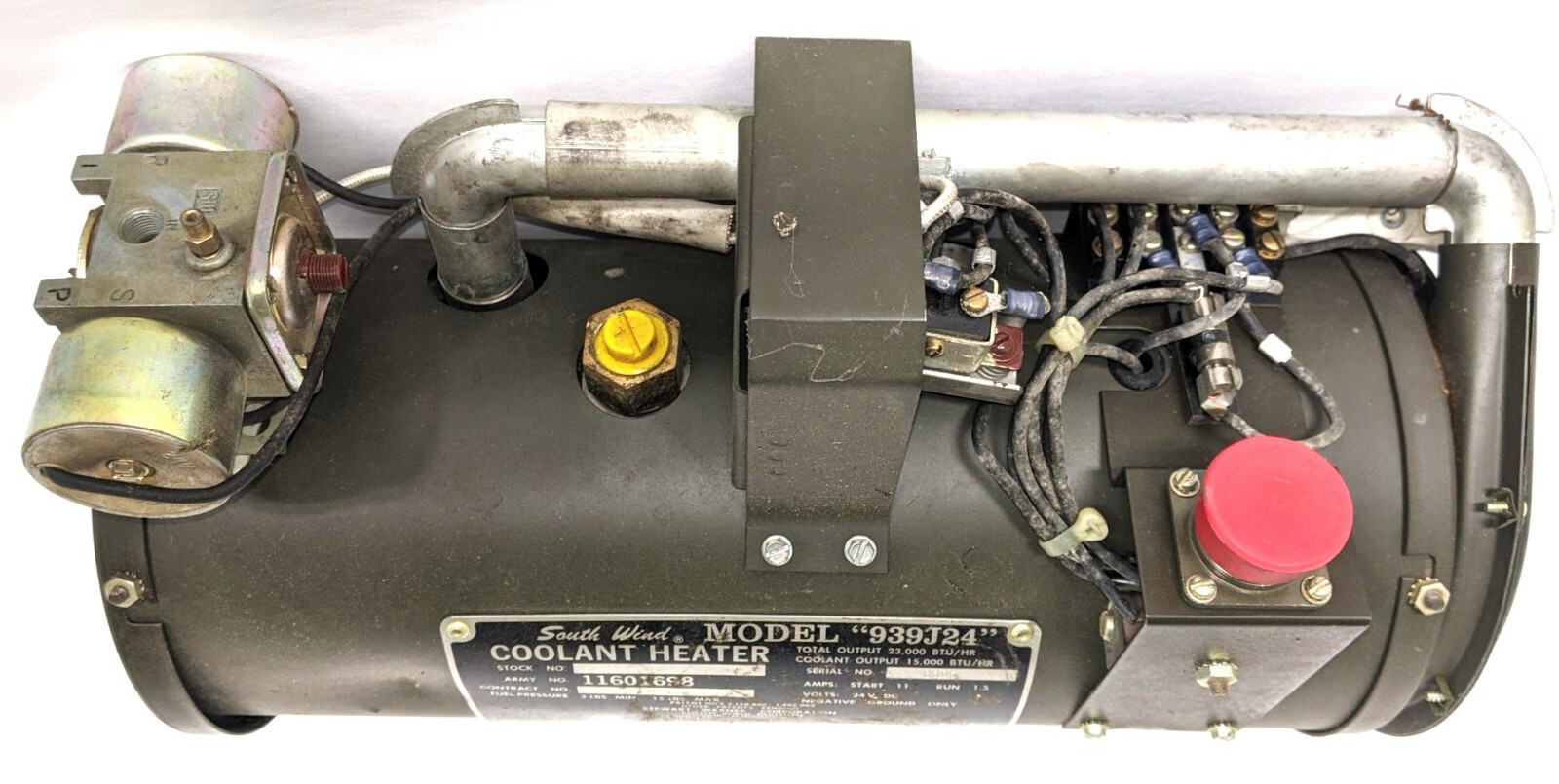 Military Fuel Fired 24 Volt South Wind Winterization Engine Coolant ...