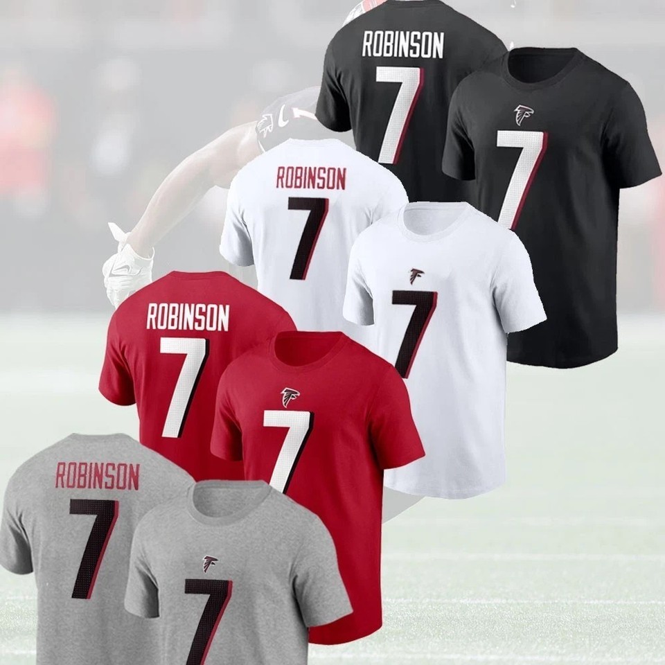 🔥HOT! Bijan Robinson #7 Atlanta Falcons 2025 Name and Number | eBay
