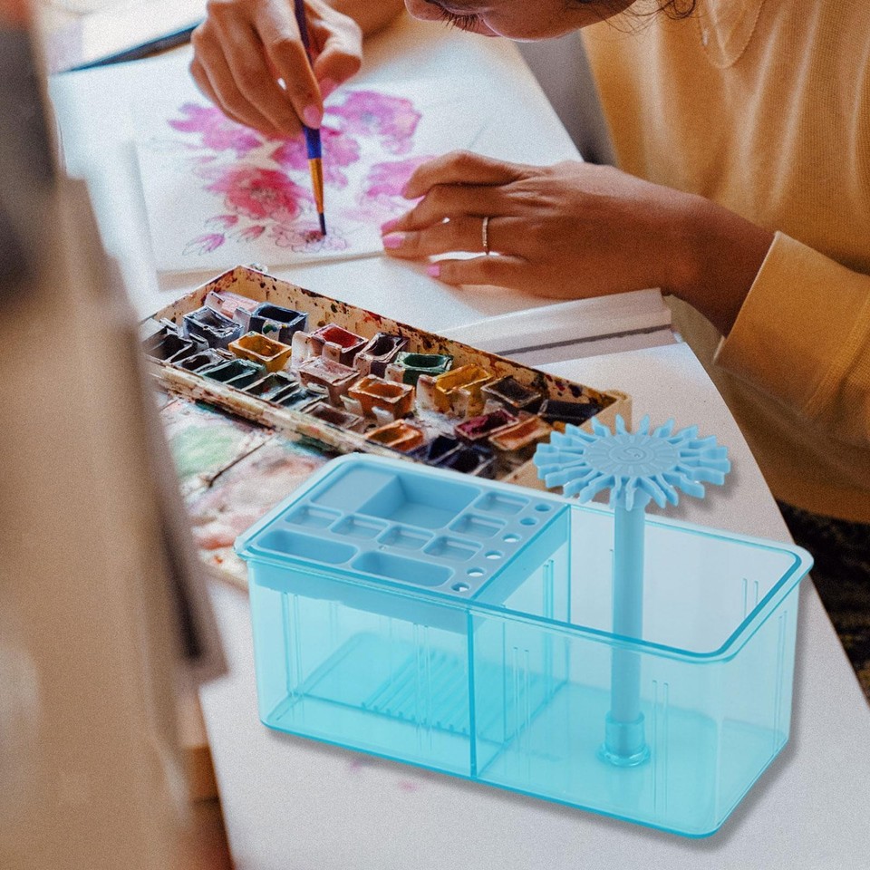 Tazza per la pulizia dei pennelli Porta pennelli per acquerelli pittori ...